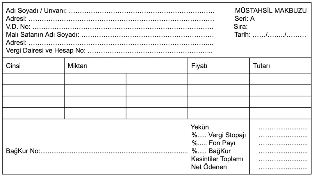Müstahsil Makbuzu Nedir? Önemi ve Örnekleri - Paraşüt